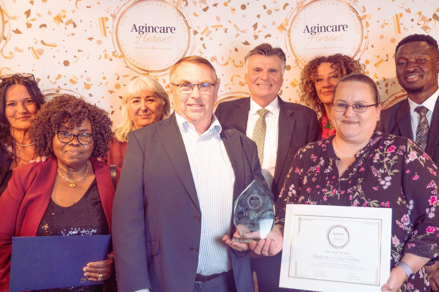 Blue Leaf are Agincare Heroes Awards 2025 Care Team Sponsor